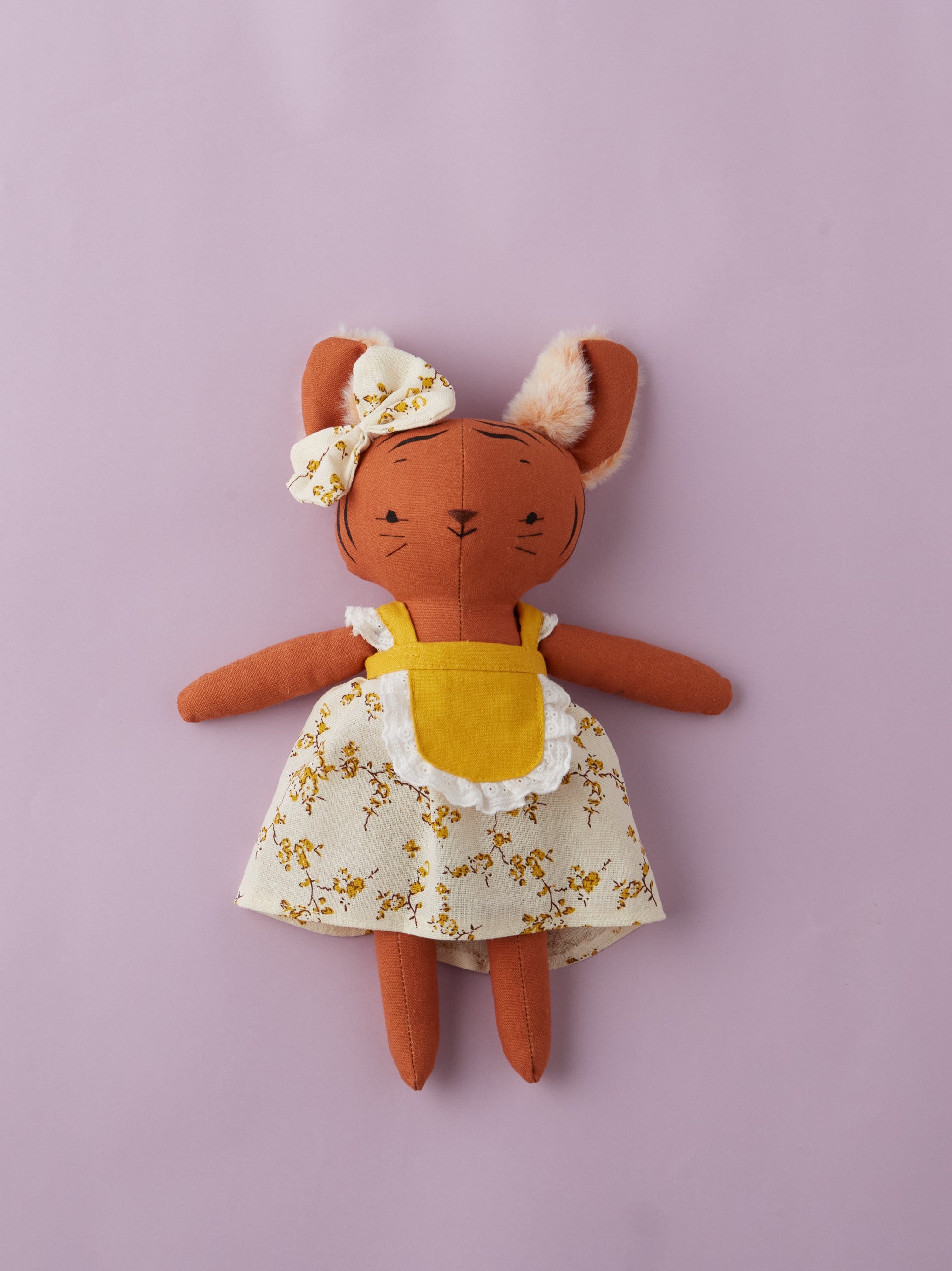 Catrina The Brown Tiger Linen Stuffed Animal – Chippico