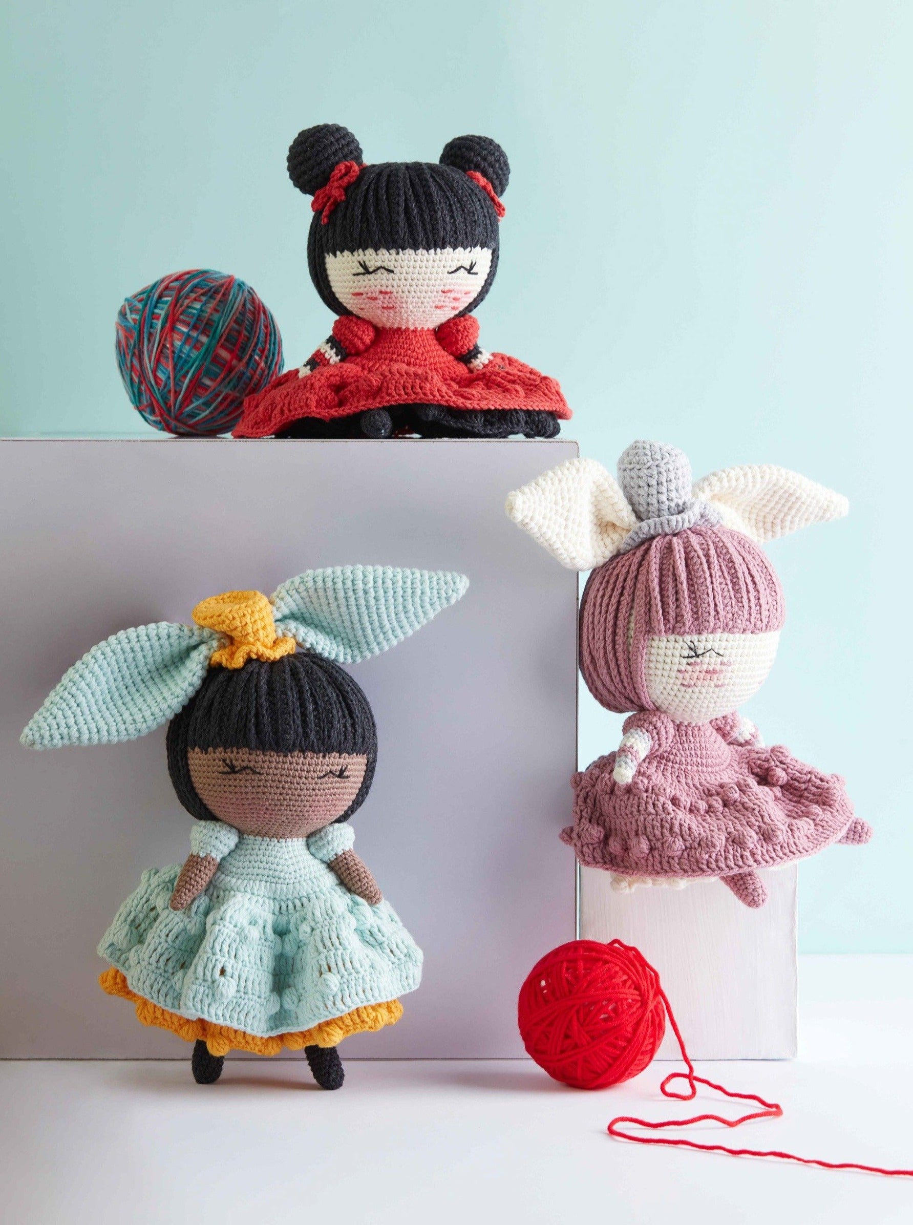 Multi-racial Princess Crochet Stuffed Dolls – Chippico